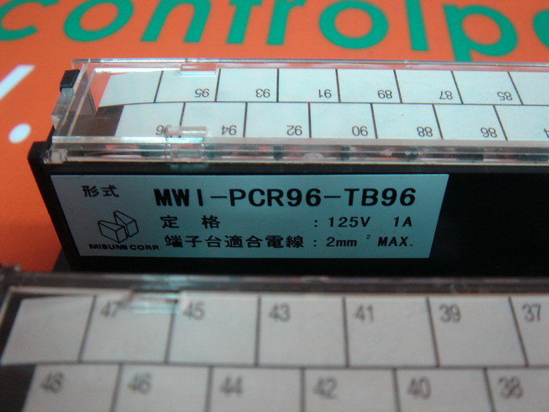 MISUMI CORR MWI-PCR96-TB96 - PLC DCS SERVO Control MOTOR POWER SUPPLY IPC ROBOT